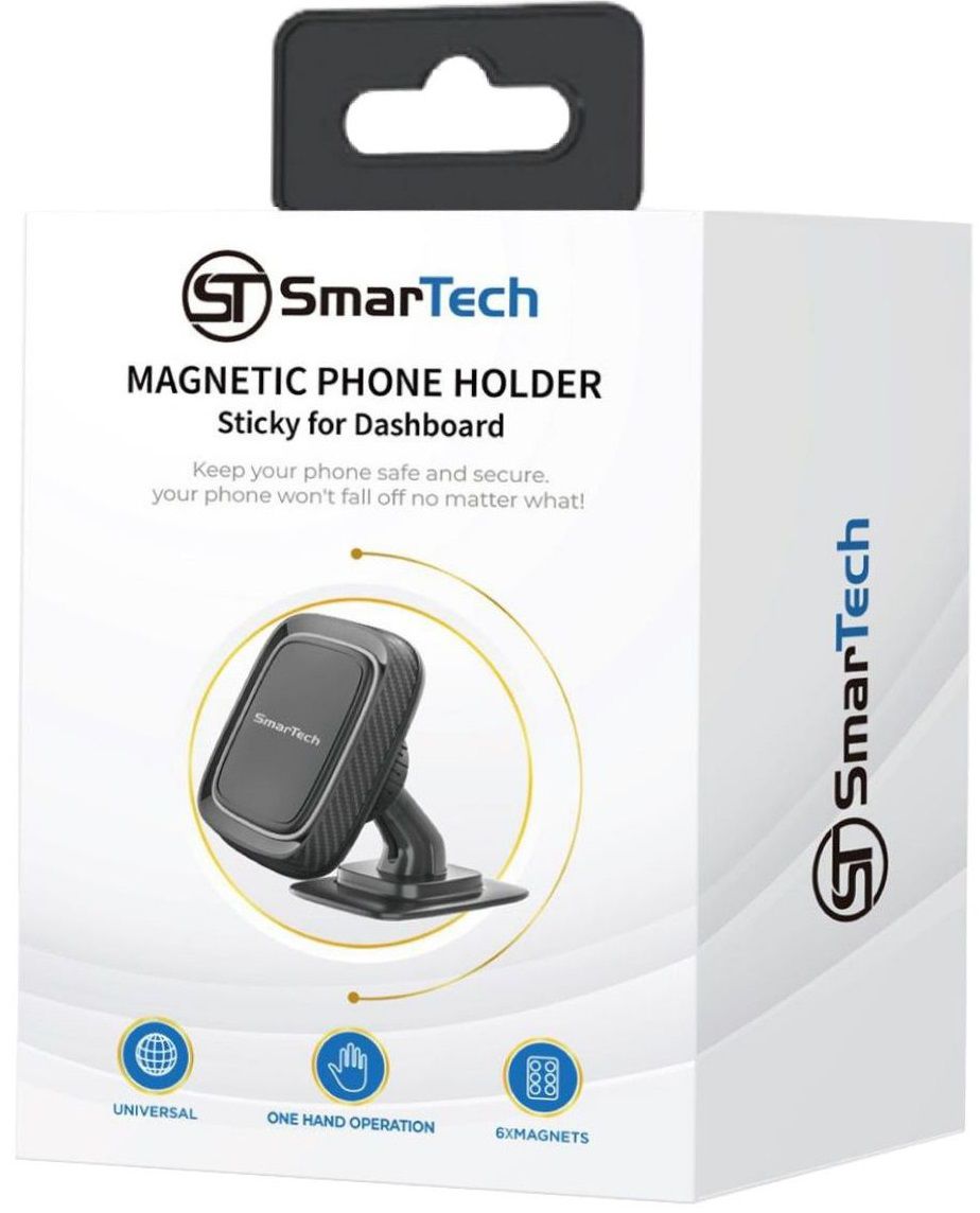מעמד 6 מגנטים סופר חזק ודביק לדשבורד - דגם C620 חברת SmarTech - איכות ...
