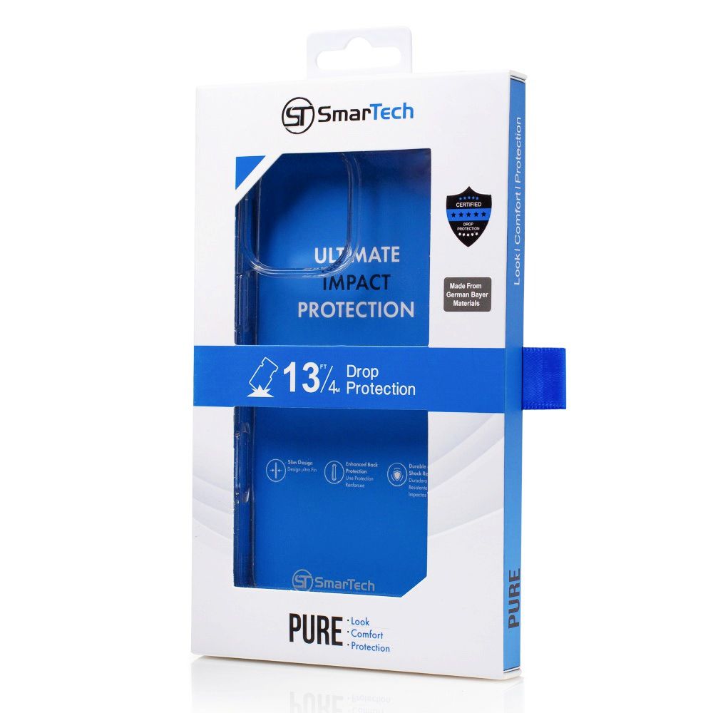 מגן PURE לאייפון 11 / XR - סופר פרימיום שקוף משולב Bayer גרמני - חברת SmarTech | בסיטונאות