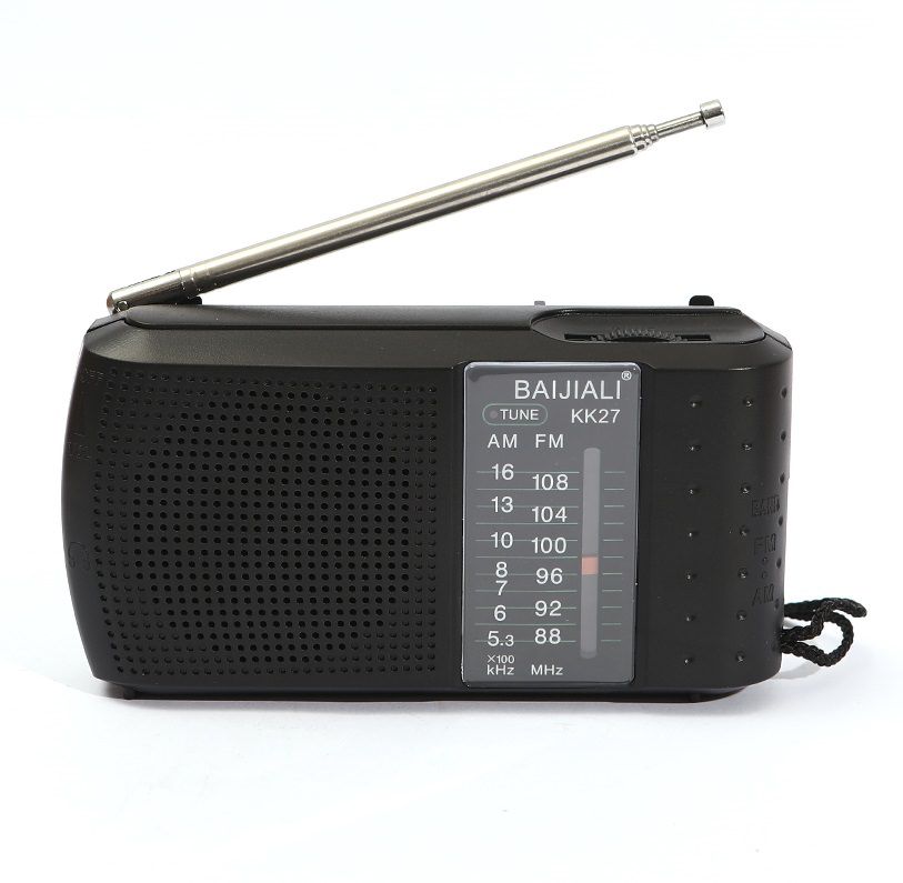 טרנזיסטור (רדיו FM / AM) עובד באמצעות סוללות AA - דגם BJL-KK27 חברת BAIJIALI | בסיטונאות