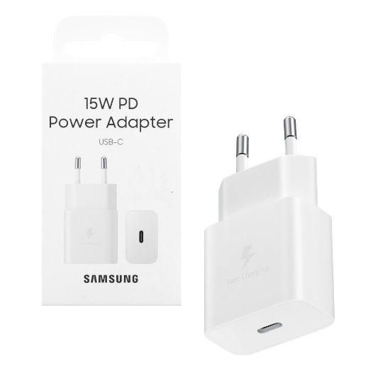 מטען סמסונג מקורי PD 15W לבן (אריזה בינלאומית) - אחריות סאני | בסיטונאות