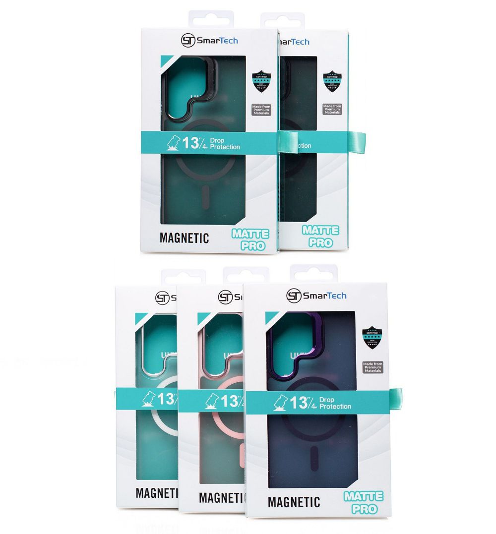 x5 מגן MAGNETIC MATTE PRO ל-S25/S24 - חברת SmarTech | בסיטונאות