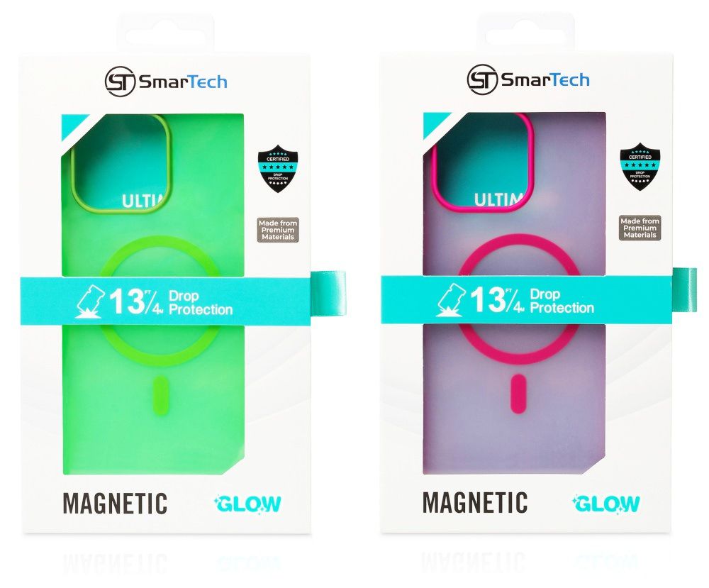 x5 מגן MAGNETIC GLOW לאייפון 16 פלוס - חברת SmarTech | בסיטונאות